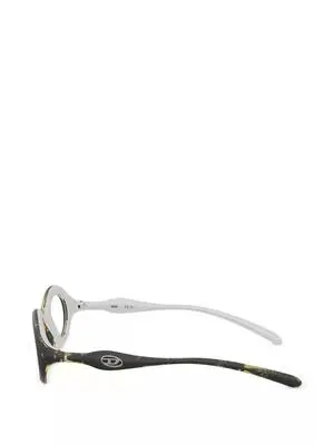 DIESEL® Oval Frame Eyeglasses - Black