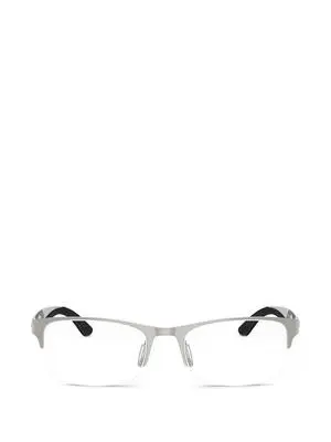 Ray-ban Metal Browline Glasses - Silver