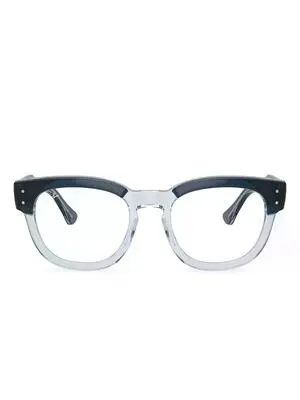 Ray-ban Mega Hawkeye Square-frame Glasses - Black