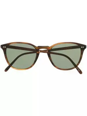 Oliver Spencer Forman L.a. Round-frame Sunglasses - Brown