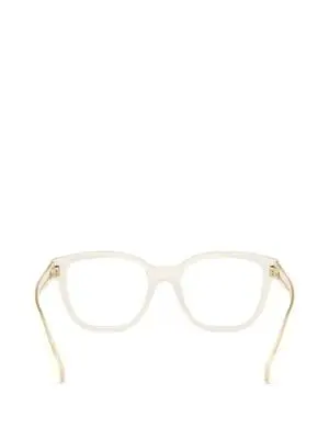 Moncler Geometric Frame Eyeglasses