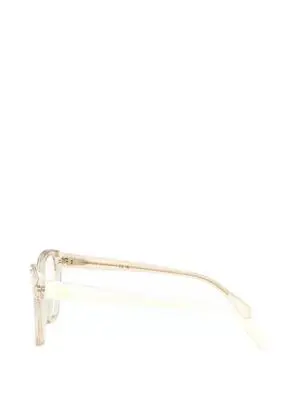 Moncler Geometric Frame Eyeglasses