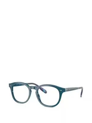 POLO RALPH LAUREN EYEWEAR Round-frame Glasses - Blue