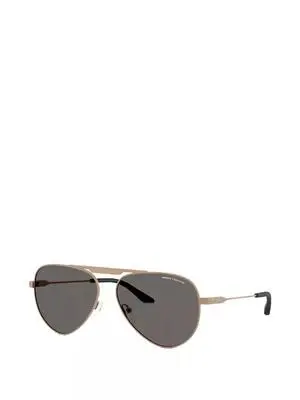 Armani Exchange Pilot-frame Sunglasses - Brown