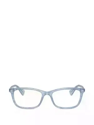 AHMED AMER Rectangle-frame Glasses - Blue