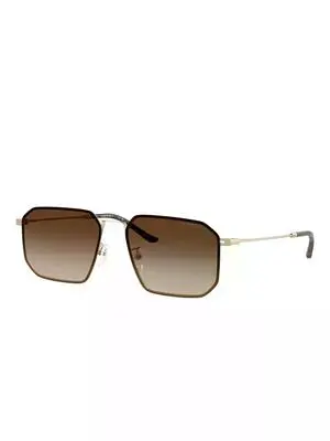 Emporio Armani Geometric Frame Sunglasses