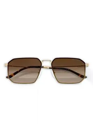 Emporio Armani Geometric Frame Sunglasses