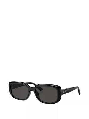 Ray-ban Rectangle-frame Sunglasses - Black