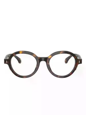 Moncler Round Frame Glasses - Brown