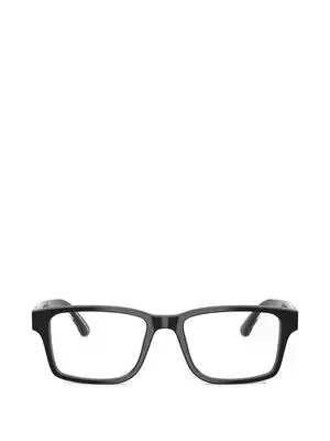 Emporio Armani Rectangle Frame Eyeglasses - Black