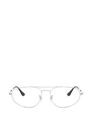 Ray-ban Polo Ralph Lauren Eyewear Round Frame Tortoiseshell Acetate Eyeglasses - Silver