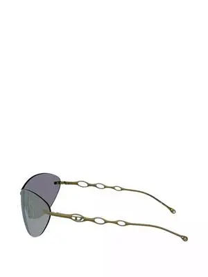 DIESEL® Logo-plaque Cat-eye Sunglasses