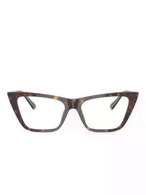 JIMMY CHOO Jc3025 Tortoiseshell Cat-eye Glasses - Brown