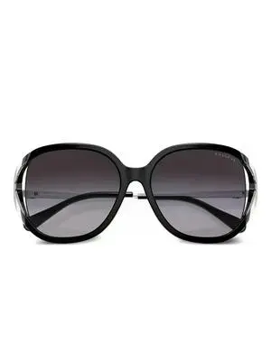 COACH Gradient Lens Round Frame Sunglasses