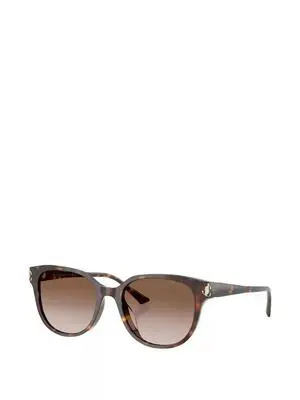 JIMMY CHOO Round-frame Sunglasses - Brown