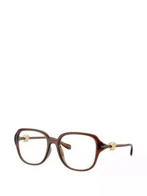 Versace Coach Round Frame Sunglasses - Brown