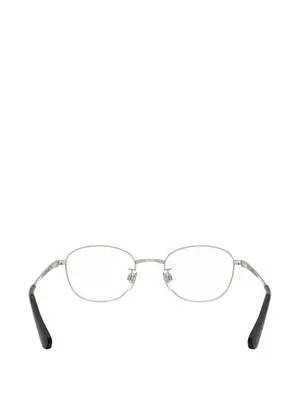 Burberry Round Frame Eyeglasses - Silver