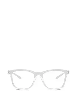 DIESEL® Logo-plaque Square-frame Glasses - Grey