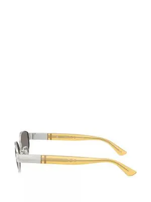 Persol Oval Frame Sunglasses - Silver