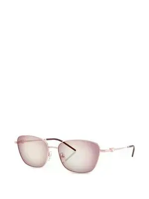 Emporio Armani Logo-plaque Rectangle-frame Sunglasses