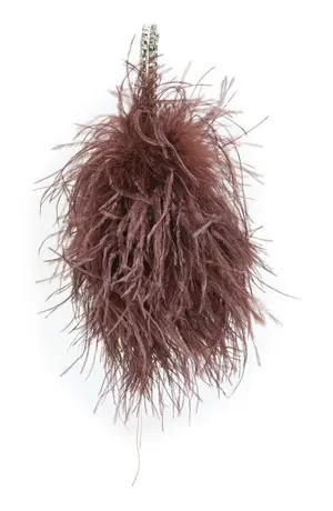 L’ALINGI Karma Feather Crystal Top Handle Bag
