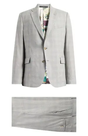 Paul Smith Tailored Fit Wool Suit - Grey