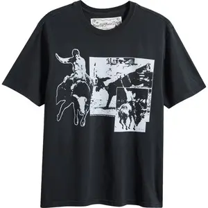 ONE OF THESE DAYS America's Sport Cotton T-shirt - Washed Black