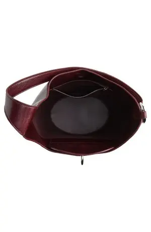 Rabanne Textured Leather Ring Tote