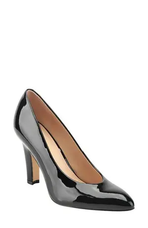 Marc Fisher Mllianne Pointed Toe Block Heel Pumps - Black