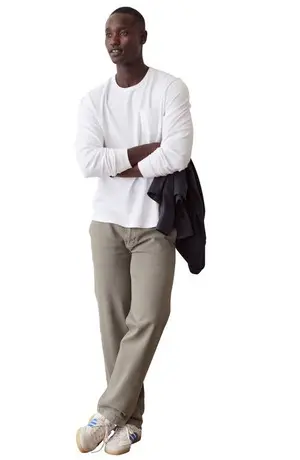 Marine Layer Luxe Slub Long Sleeve Pocket T-shirt