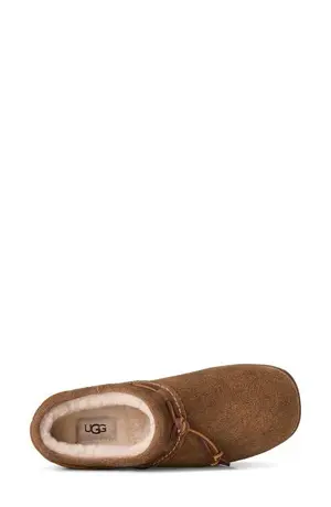 UGG Buckled Clogs With Sheepskin Insole