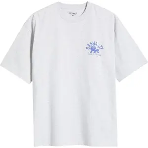 Carhartt Work In Progress Well Built Organic Cotton Graphic T-shirt - Ash Heather