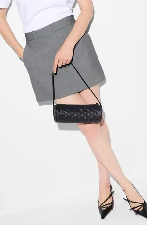 Mz Wallace Astor Cylinder Nylon Shoulder Bag