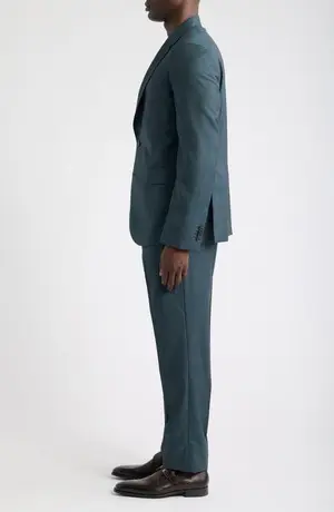 Paul Smith Tailored Fit Wool Suit - Green