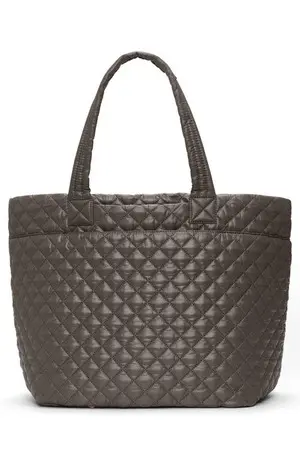 Mz Wallace Large Metro Deluxe Quilted Nylon Tote