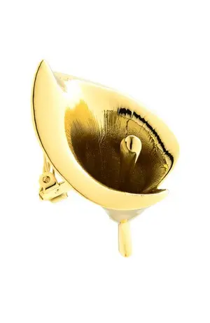 Carolina Herrera Calla Lily Clip-on Earrings