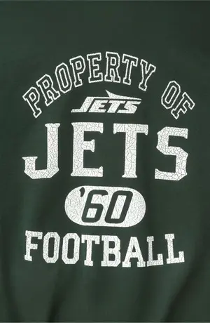 Junk Food Jets Property Crewneck Cotton Blend Sweatshirt