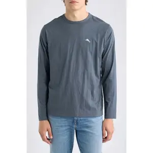 Tommy Bahama In Reel Life Luxe Cotton T-shirt - Turbulence