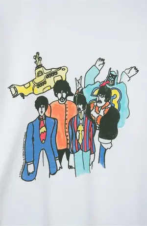 Junk Food Beatles Yellow Submarine Graphic Sweatshirt