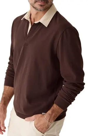 Marine Layer Organic Cotton Rugby Polo