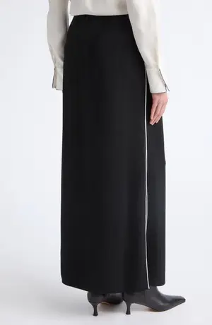 Lafayette 148 New York Piped Straight Skirt