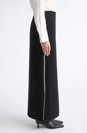 Lafayette 148 New York Piped Straight Skirt