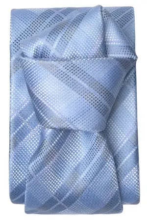 ELIZABETTA Moscatosilk Jacquard Tie For Men Sky Blue