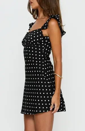 Princess Polly Beacall Polka Dot Minidress