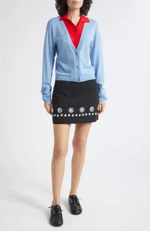 Stine Goya Button Detail Miniskirt