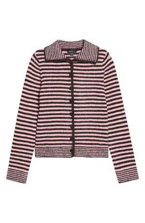 NOBODY'S CHILD Striped Cardigan