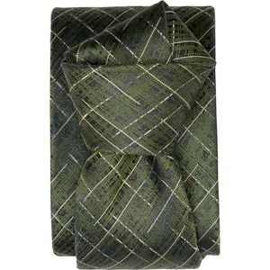 ELIZABETTA Morandisilk Jacquard Tie For - Green