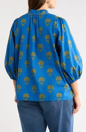 SUGARLIPS Robin Floral Print Blouse