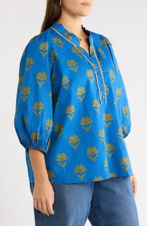 SUGARLIPS Robin Floral Print Blouse
