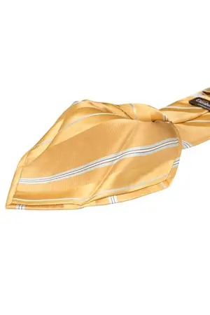 ELIZABETTA Toledosilk Jacquard Tie For - Yellow